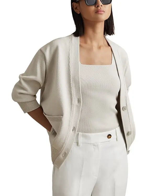 REISS Harper Knit Cardigan