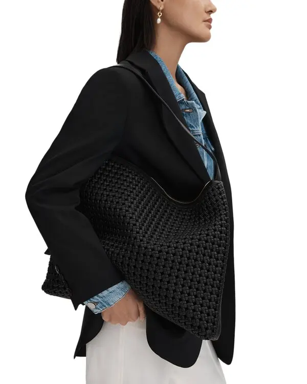 REISS Vigo Woven Tote