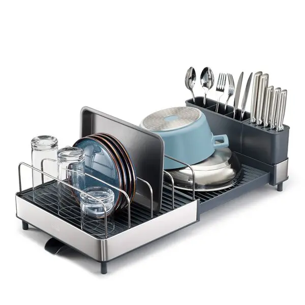 JOSEPH JOSEPH Extend Max Steel Expanding Cookware Dish Rack