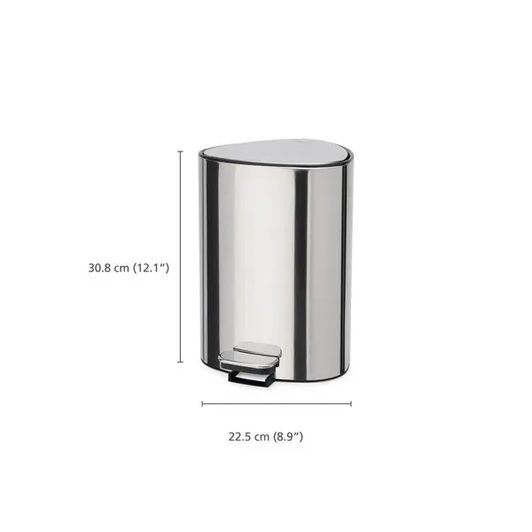 JOSEPH JOSEPH Easystore Luxe Stainless-steel 5l Pedal Bin