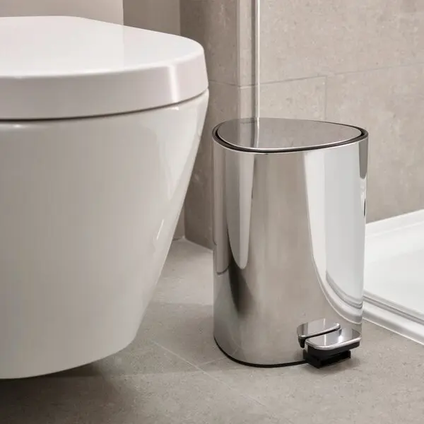 JOSEPH JOSEPH Easystore Luxe Stainless-steel 5l Pedal Bin