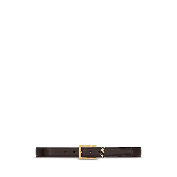 Saint Laurent Cassandre Belt - Spiced Apple