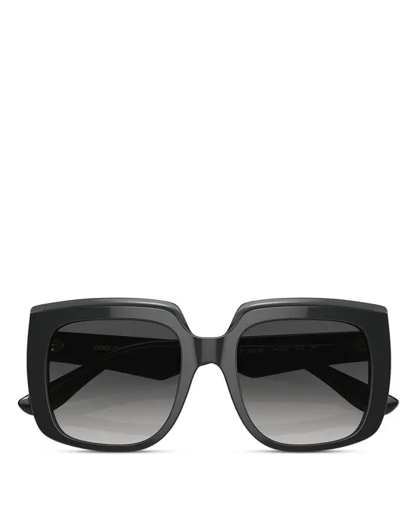 Dolce & Gabbana Square Sunglasses - Black/gray Gradient