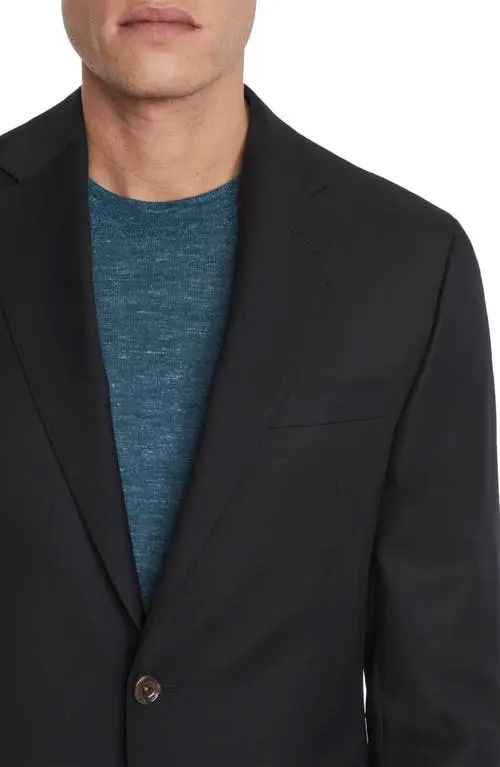 Jack Victor Esprit Solid Wool Blazer In Navy 63% Off Editorialist