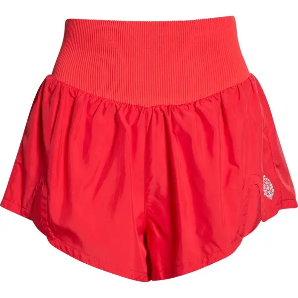 Free People Carpe Diem Water-resistant Shorts - Grapefruit