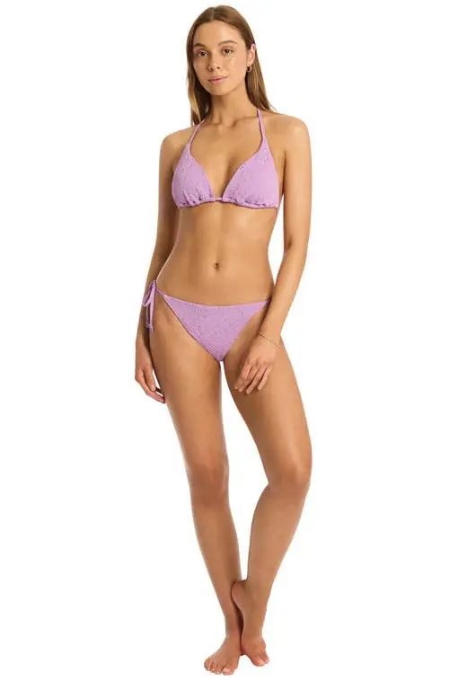 SEA LEVEL Interlace D-cup Triangle Bikini Top