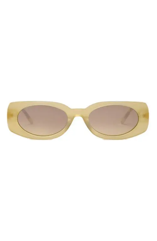 Dezi Booked Rectangular Sunglasses - Pineapple/coconut Flash