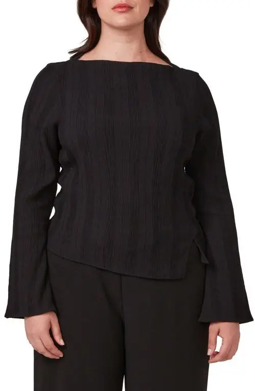 ESTELLE Crinkle Woven Top