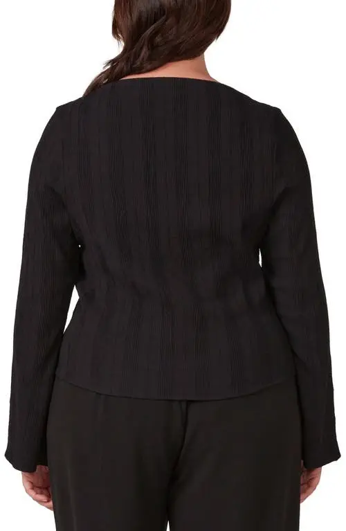 ESTELLE Crinkle Woven Top