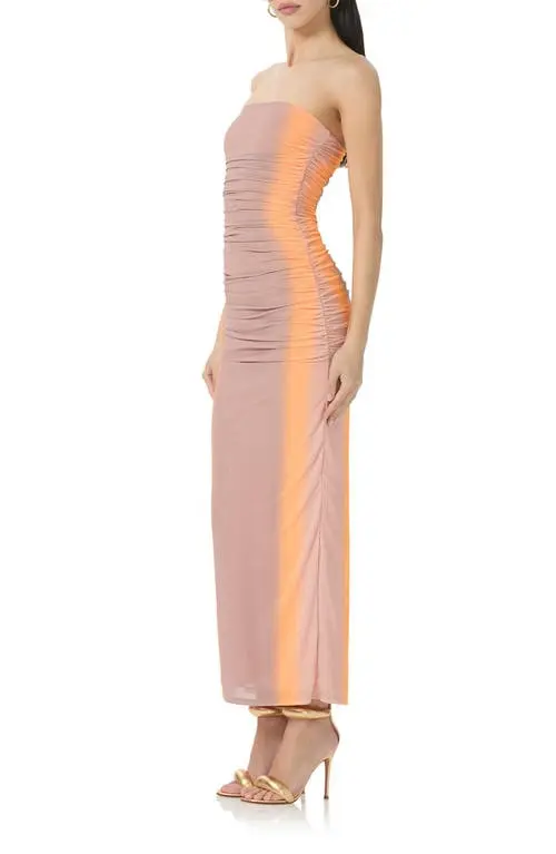 chinese dress ladies Marlo Lime Floral Print High-Neck Maxi Dress – Club L London main image 0