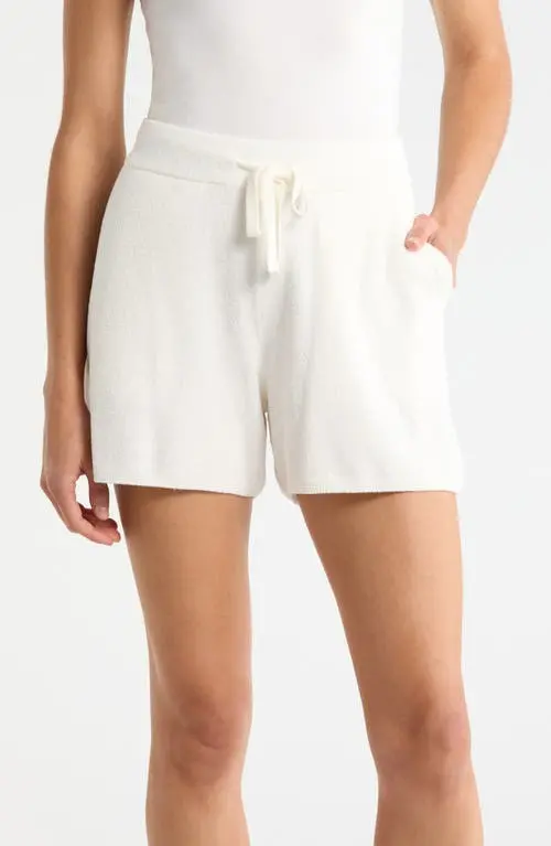 Barefoot Dreams Cozychic® Ultra Lite® Drawstring Lounge Shorts - Pearl