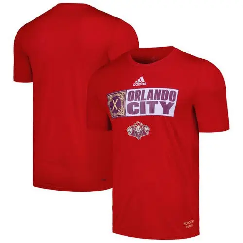 Adidas Orlando City Sc 2024 Jersey Hook Aeroready T-shirt - Red