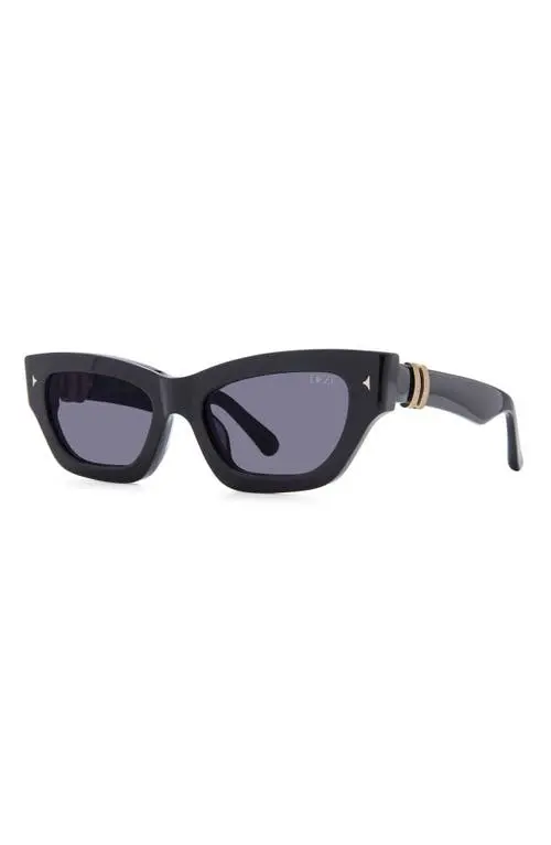 Dezi Stacked 55mm Cat Eye Sunglasses