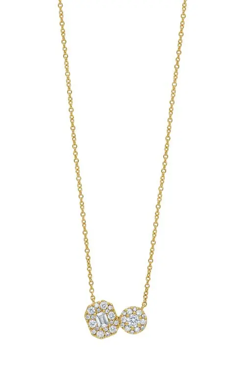 Bony Levy Maya Diamond Asymmetric Pendant Necklace - 18k Yellow Gold