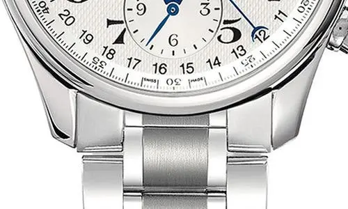 LONGINES Master Automatic Chronograph Bracelet Watch - White