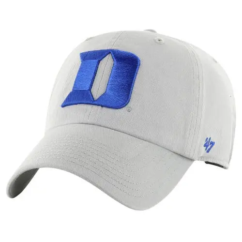 '47 47 Duke Blue Devils Embroidered Baseball Cap - Gray