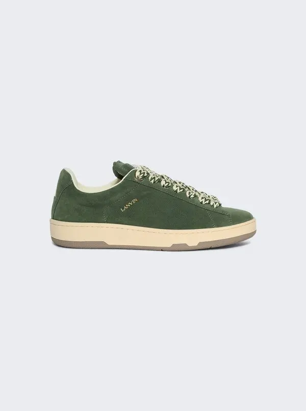 LANVIN Lite Curb Low-top Sneakers - Dark Green