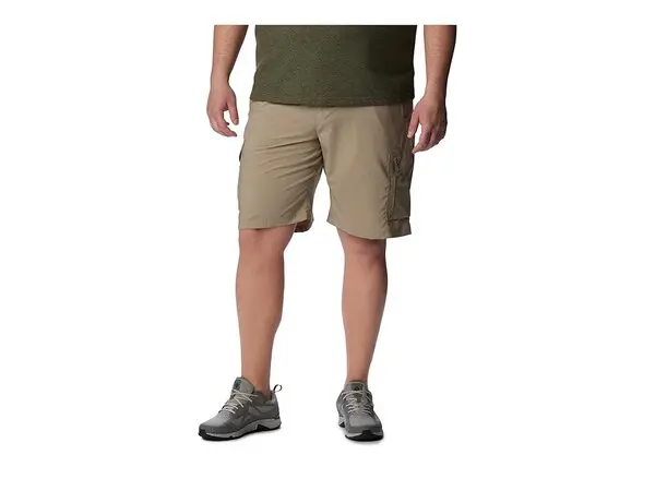 Columbia Big Tall Silver Ridge Utility Cargo Shorts - Beige