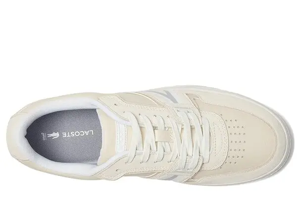 Lacoste L001 Lace-up Leather Sneakers - Bone