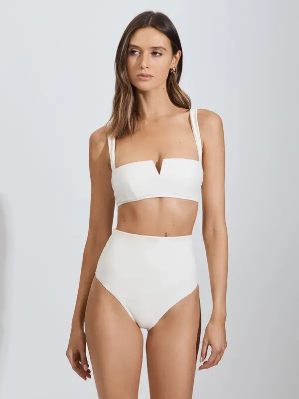 Bondi Born High-rise Bikini Bottom - Pearl