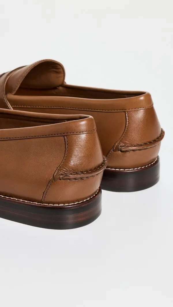 Polo Ralph Lauren Alston Leather Penny Loafers - Tan