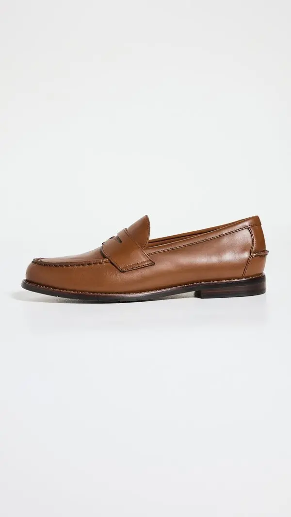 Polo Ralph Lauren Alston Leather Penny Loafers - Tan