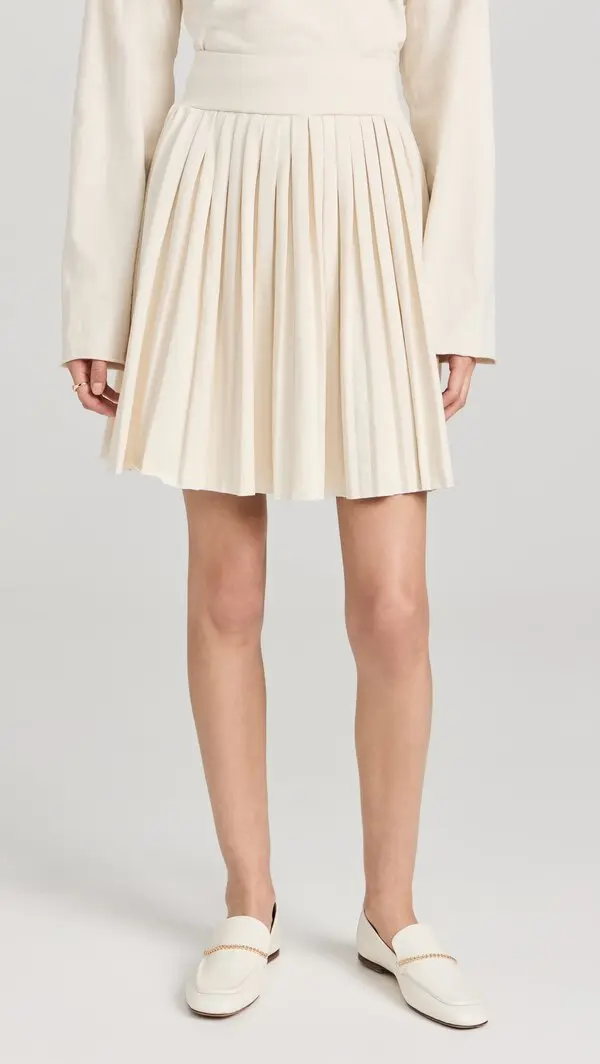 LES TIEN Paulina Pleated Tennis Skirt