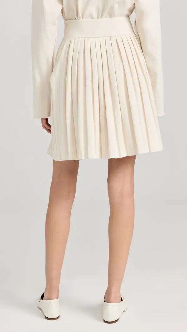 LES TIEN Paulina Pleated Tennis Skirt