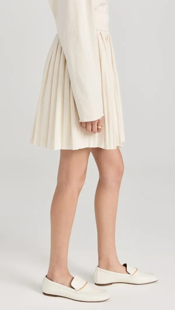 LES TIEN Paulina Pleated Tennis Skirt