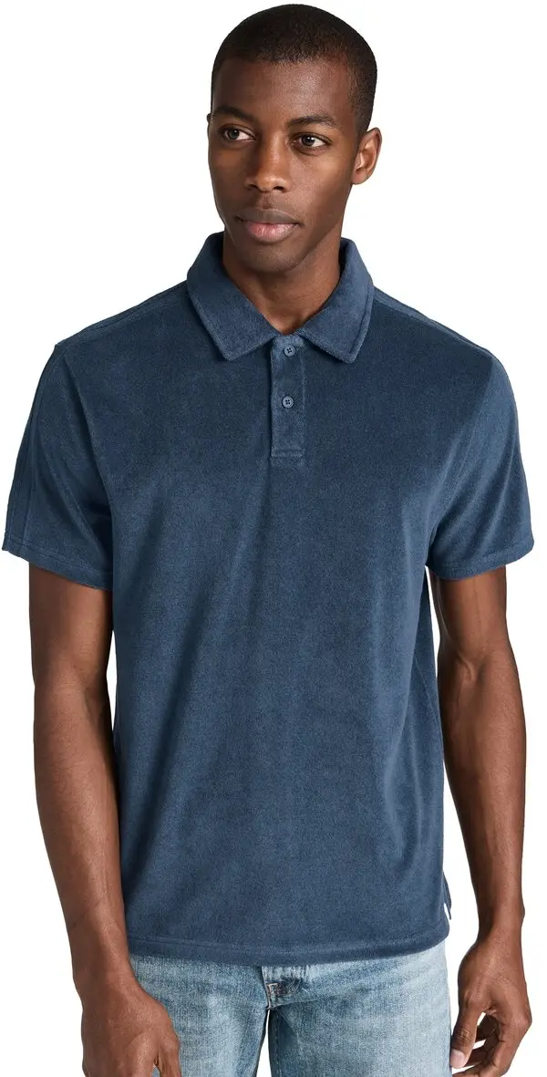 FAIR HARBOR Ravello Terry Polo - Navy