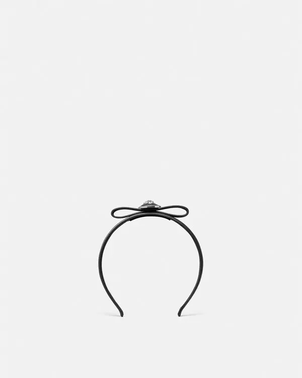 Versace Ribbon Headband - Black