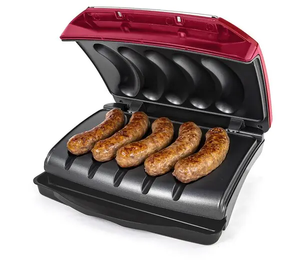 NOSTALGIA Game Day Sausage And Brat Grill - One-color