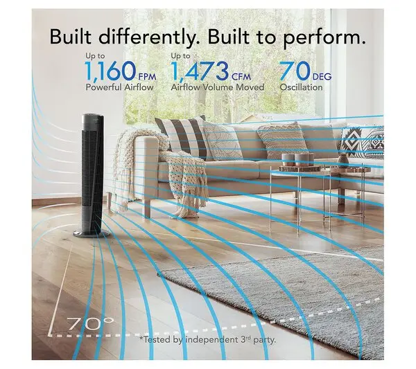 VORNADO Osc84 41' Air Circulator Tower Fan With Remote