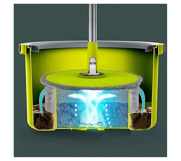 MILEX Smart Microfiber Mop With Dual Chamber Bucket