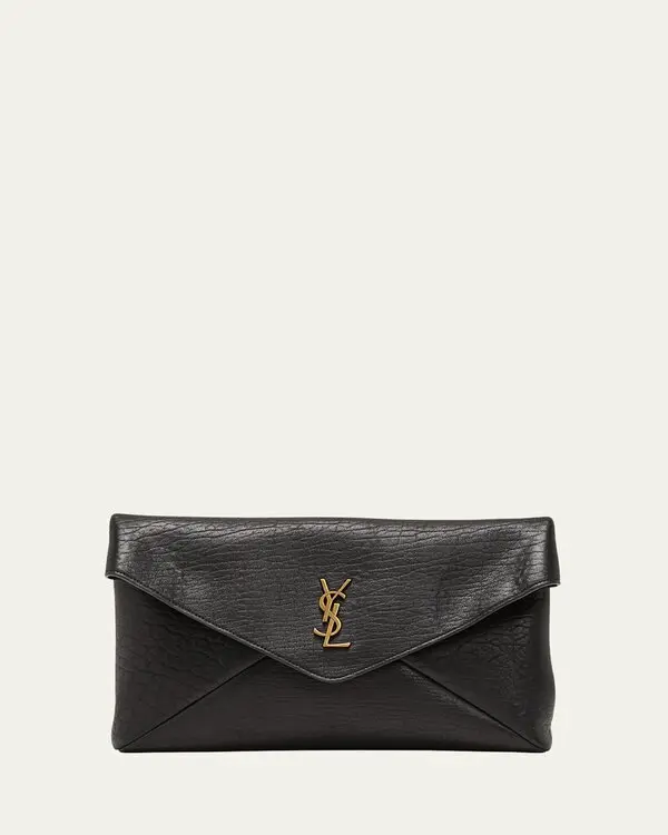Saint Laurent Large Envelope Pouch - Black