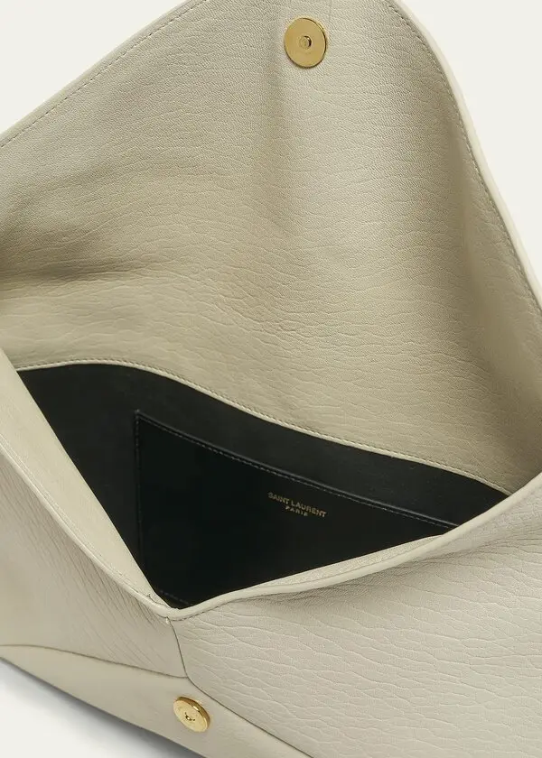 Saint Laurent Large Envelope Pouch - Black