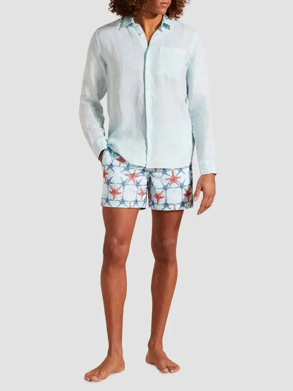 Vilebrequin Linen Button-up Shirt - Thalassa