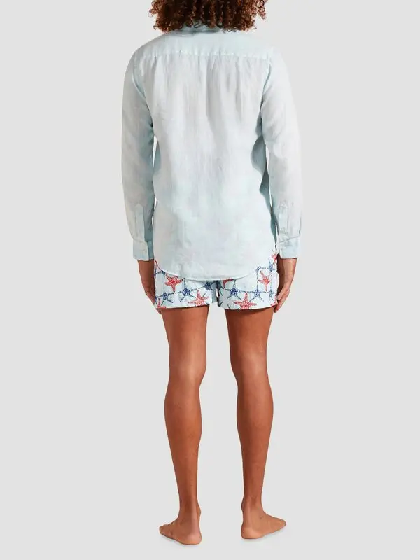 Vilebrequin Linen Button-up Shirt - Thalassa
