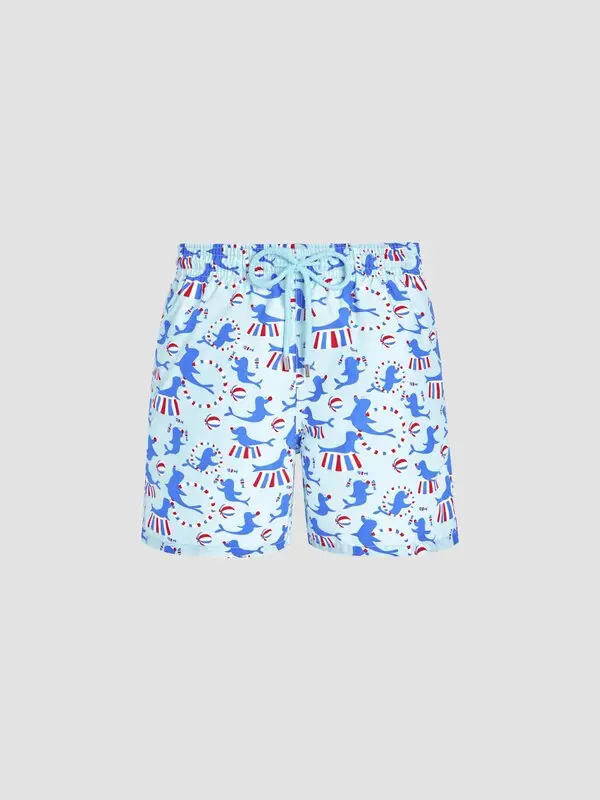 Vilebrequin Circus Print Swim Trunks - Thalassa
