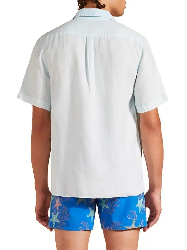 Vilebrequin Linen Camp Shirt