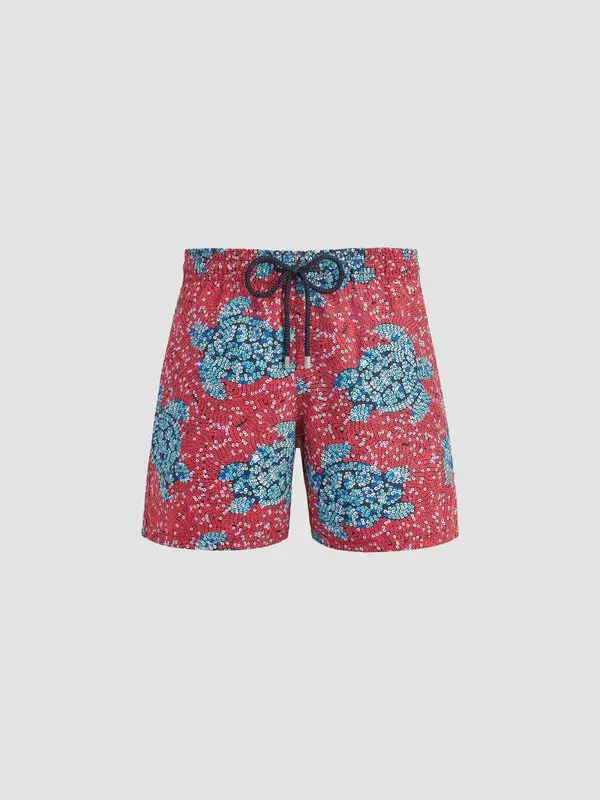 Vilebrequin Turtle Sequin Trompe L'oeil Swim Trunks