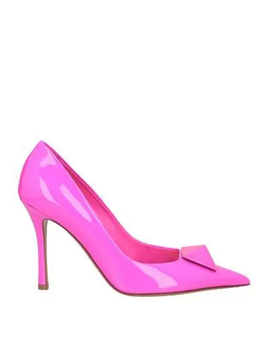 Valentino Garavani Leather Pointed Toe Stiletto Heel Pumps - Pink