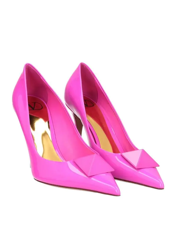 Valentino Garavani Leather Pointed Toe Stiletto Heel Pumps