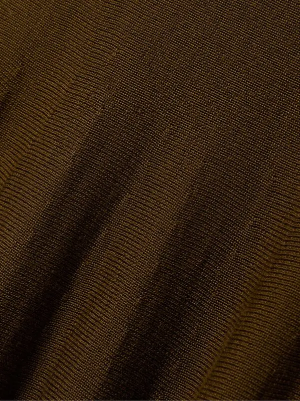 Khaite Ember Merino Wool-blend Maxi Dress