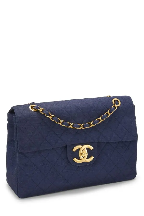 Chanel Half Flap Bag - Blue