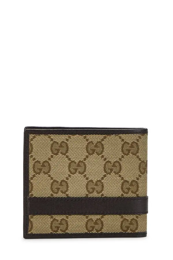 Gucci Original Gg Canvas Bifold Wallet