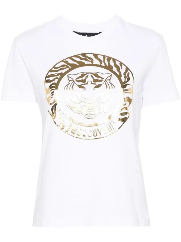 Just Cavalli Logo-print T-shirt - White