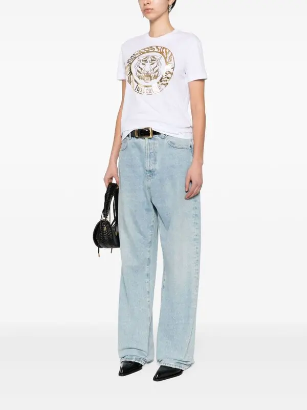 Just Cavalli Logo-print T-shirt - White