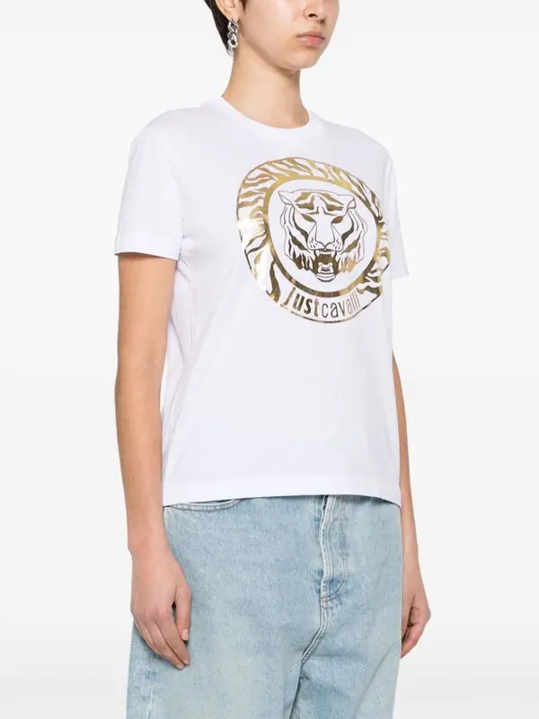Just Cavalli Logo-print T-shirt - White