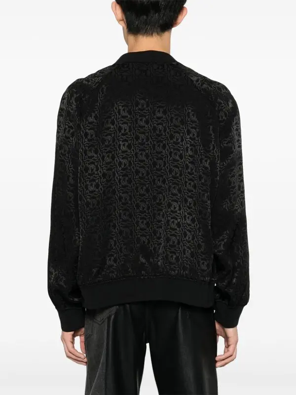Just Cavalli Logo-jacquard Bomber Jacket